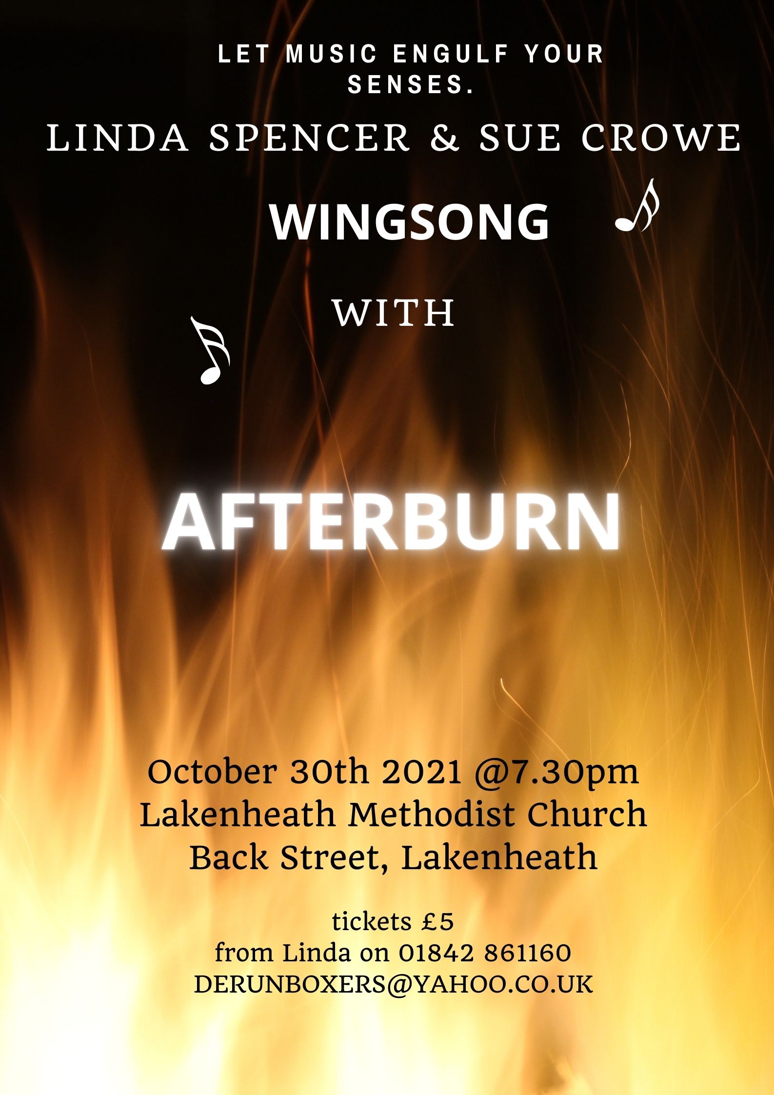 Concert with Wingsong & Afterburn – Lakenheath Methodist Church